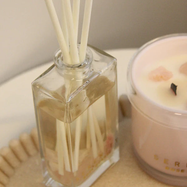 Serenity Crystal Diffuser - Rose Quartz (130 ml) – Home and Beyond