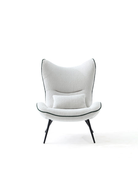 Lounge Bucket White Chair – Home and Beyond
